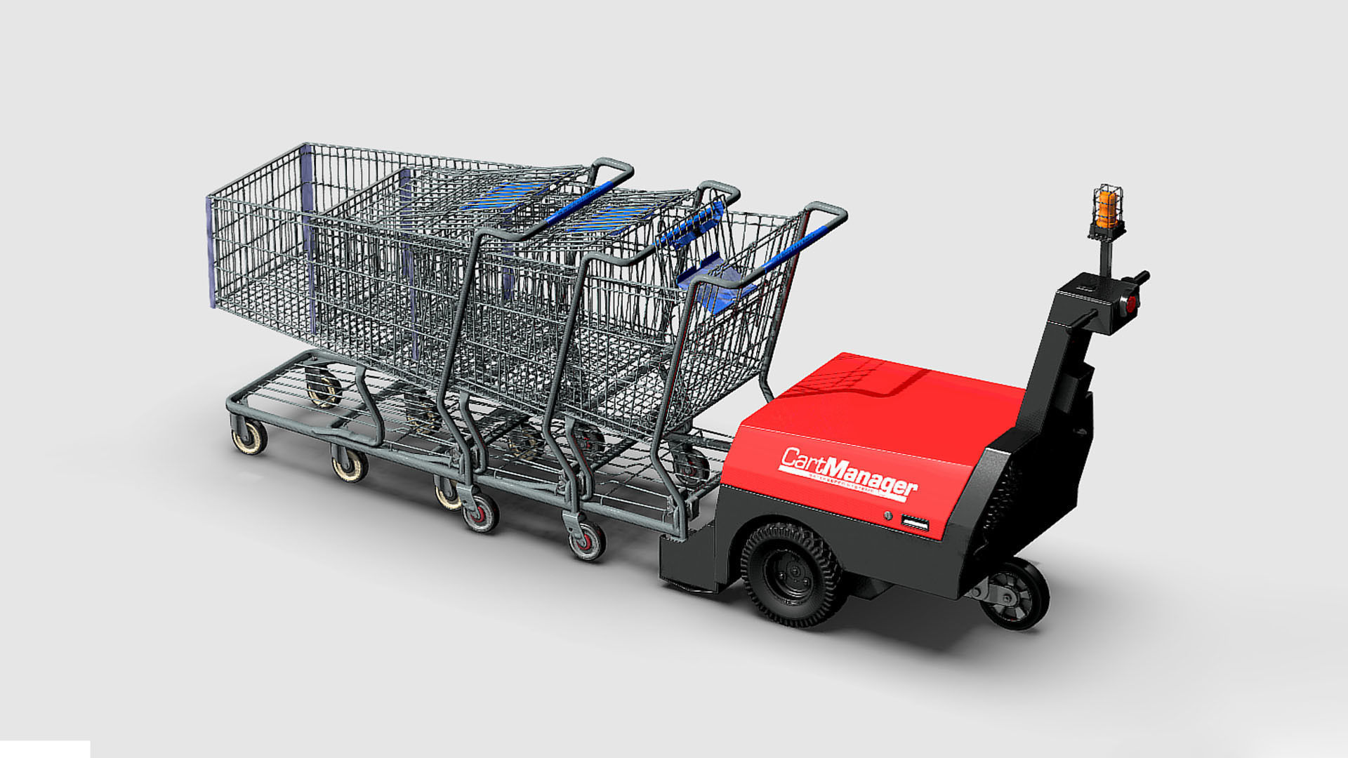 Cart Carrier Manager Collection 2022 3D 3D model | CGTrader