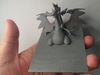 Mega Charizard X 4D Card Fan Custom 3D Printing File Pokemon 3D model ...