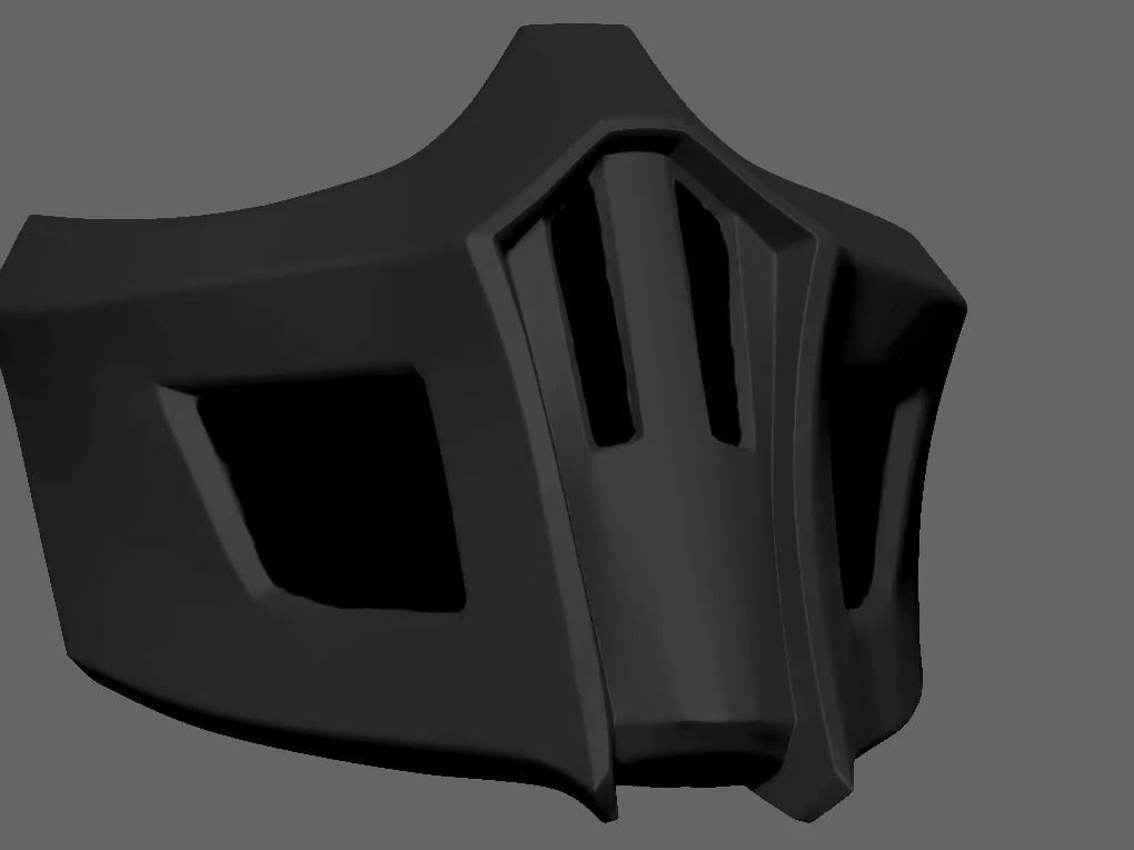 MK9 Noob Saibot Mask 3D model 3D printable | CGTrader