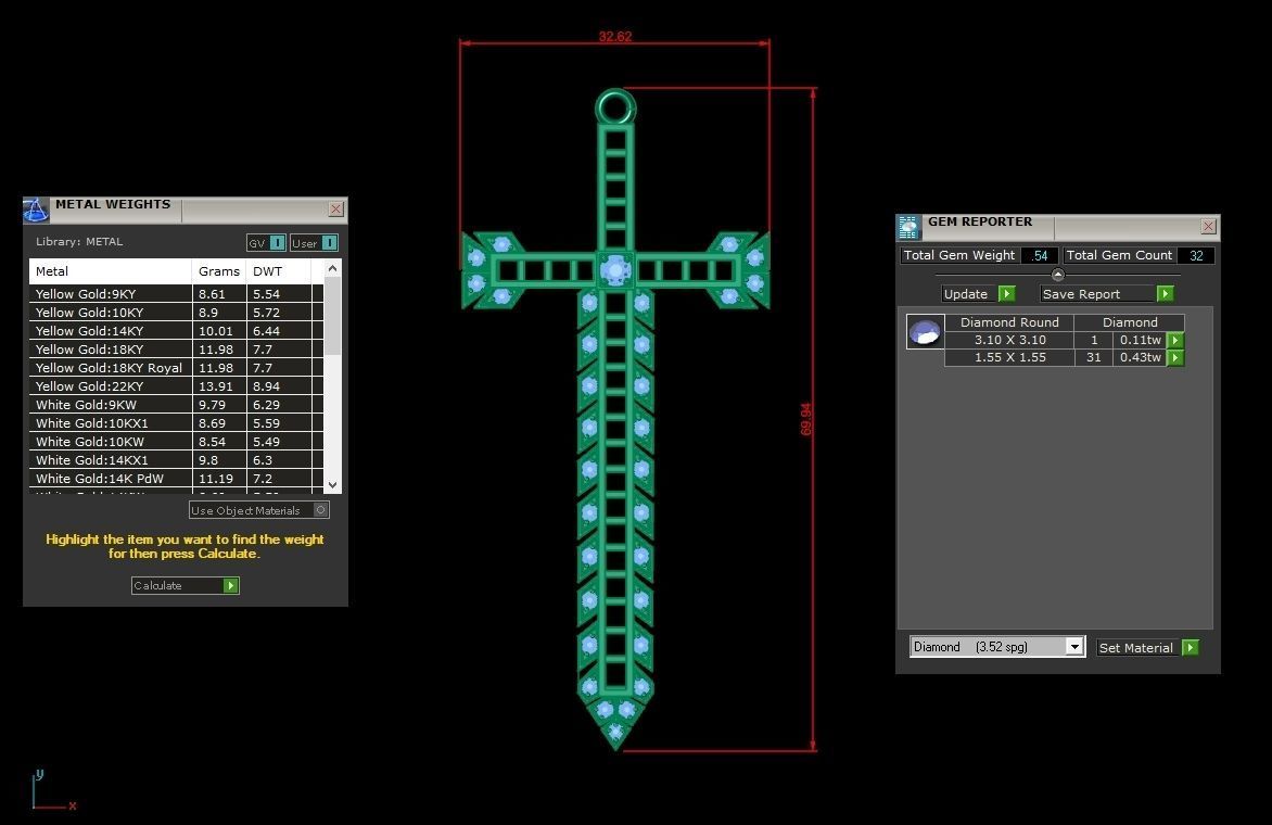 Cross Jesus Christ Pendant Cad P8 3D model 3D printable | CGTrader