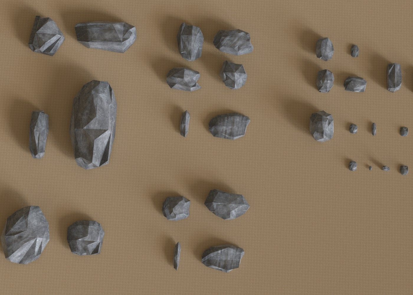 3D model Rocks and Stones VR / AR / low-poly | CGTrader