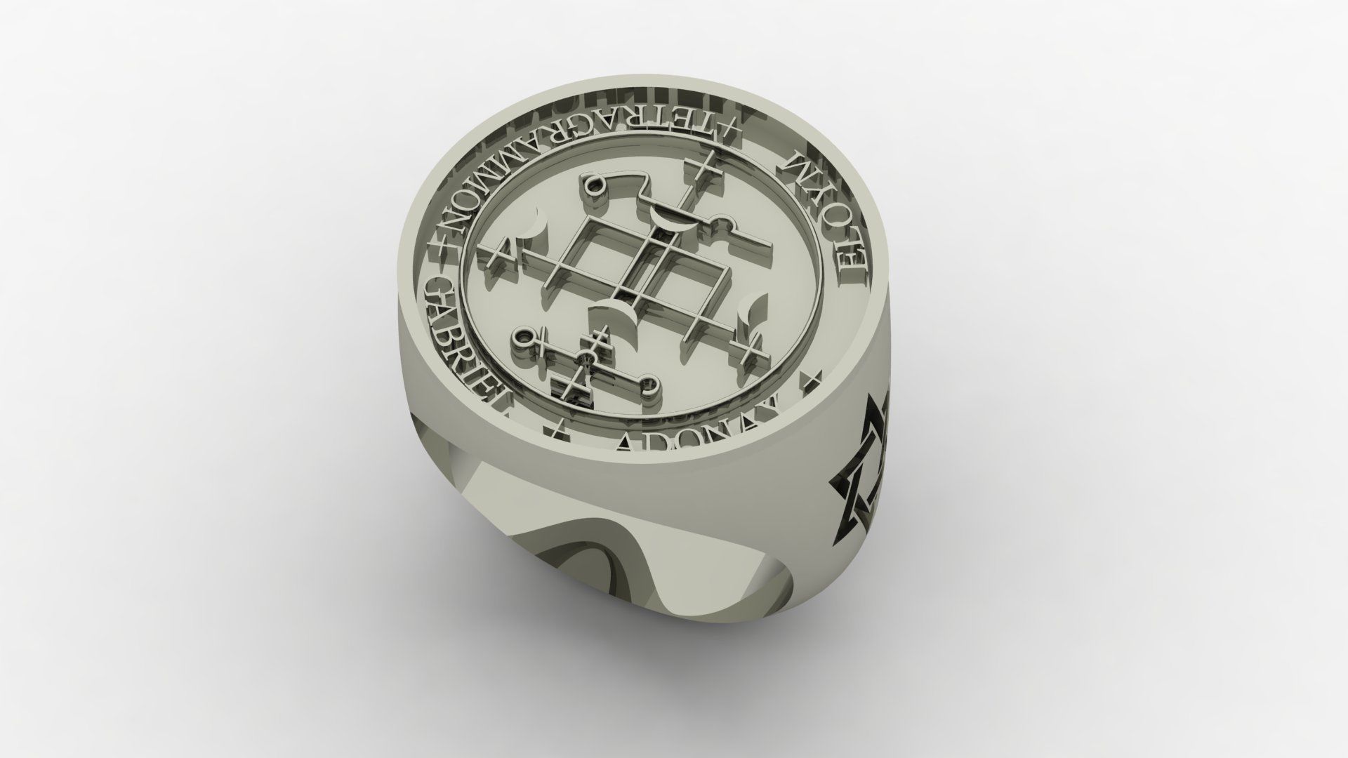 esoteric ring 3D model | CGTrader