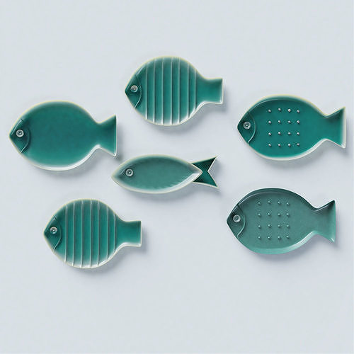 Porcelain Fish plates 3D model | CGTrader