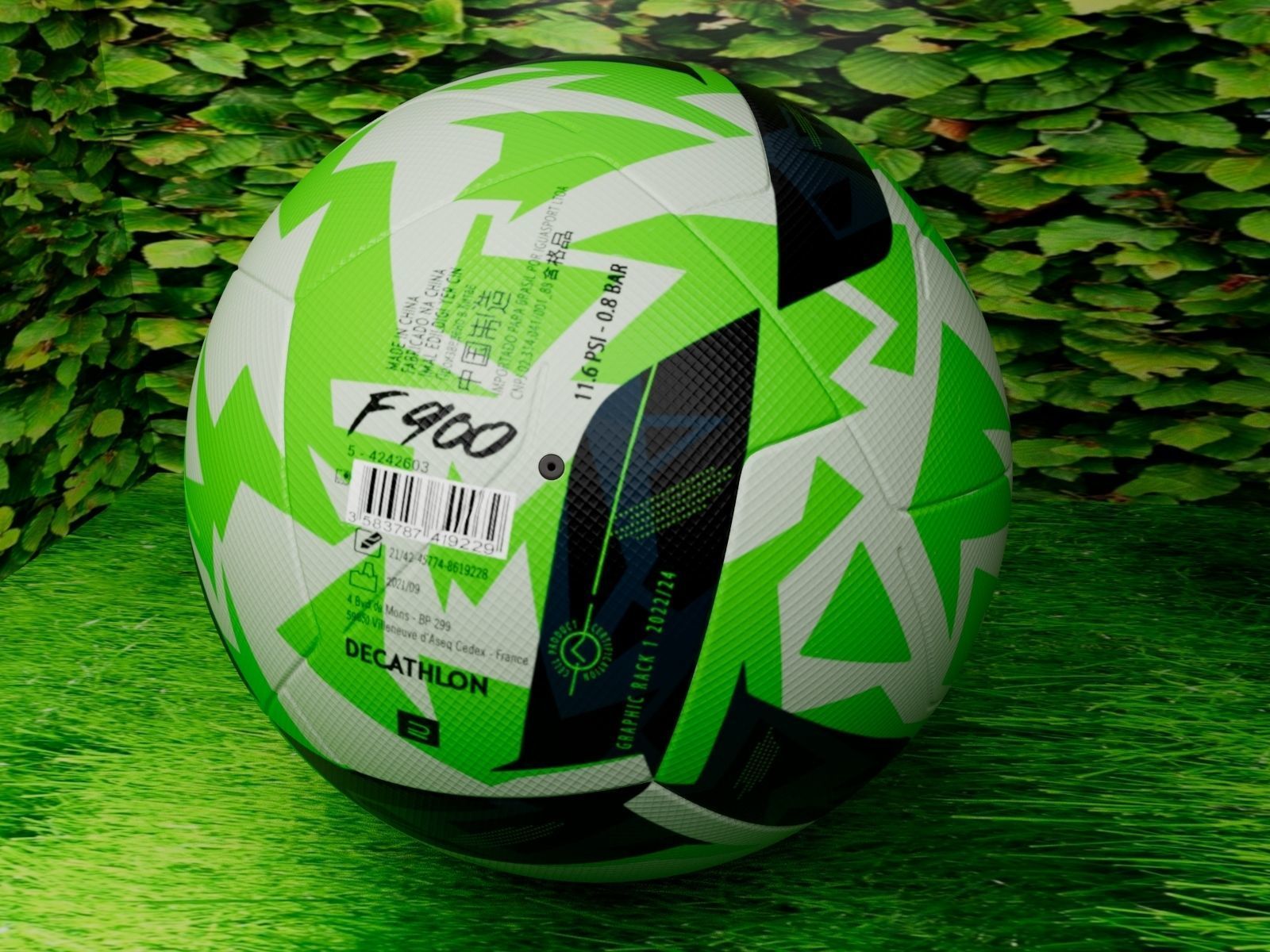 Soccer ball Kipsta F900 free 3D model | CGTrader