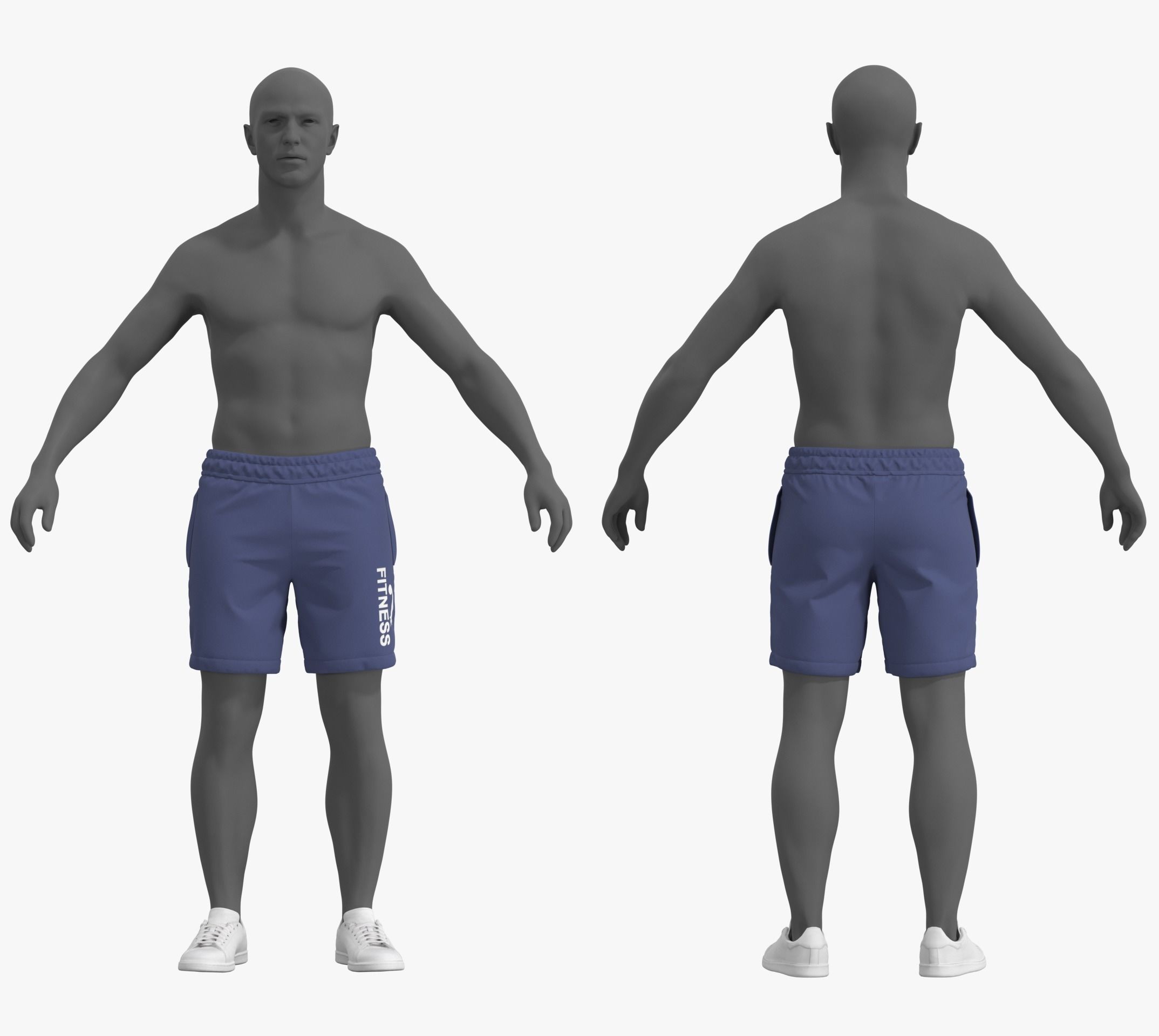Sport Shorts - Marvelous Designer 3D model | CGTrader