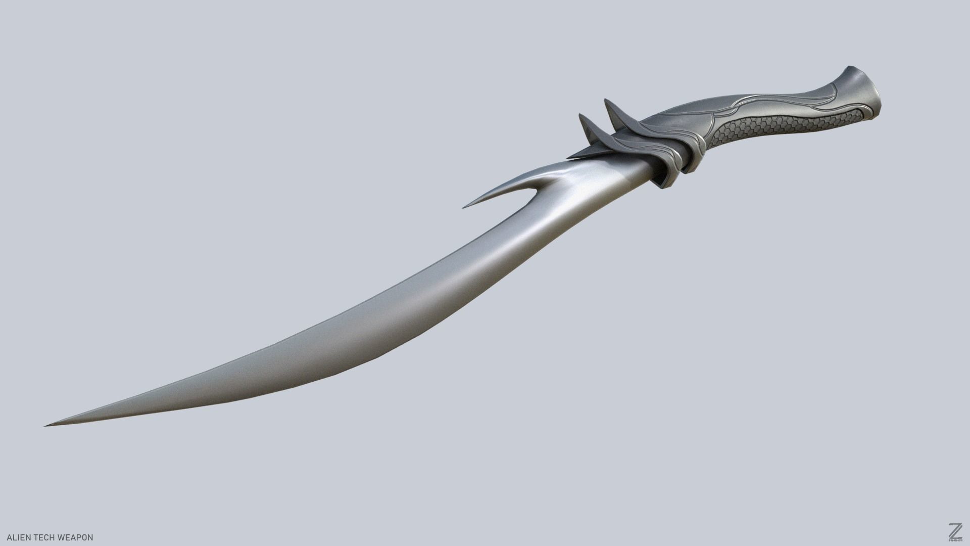 3D model Alien tech weapon VR / AR / low-poly | CGTrader