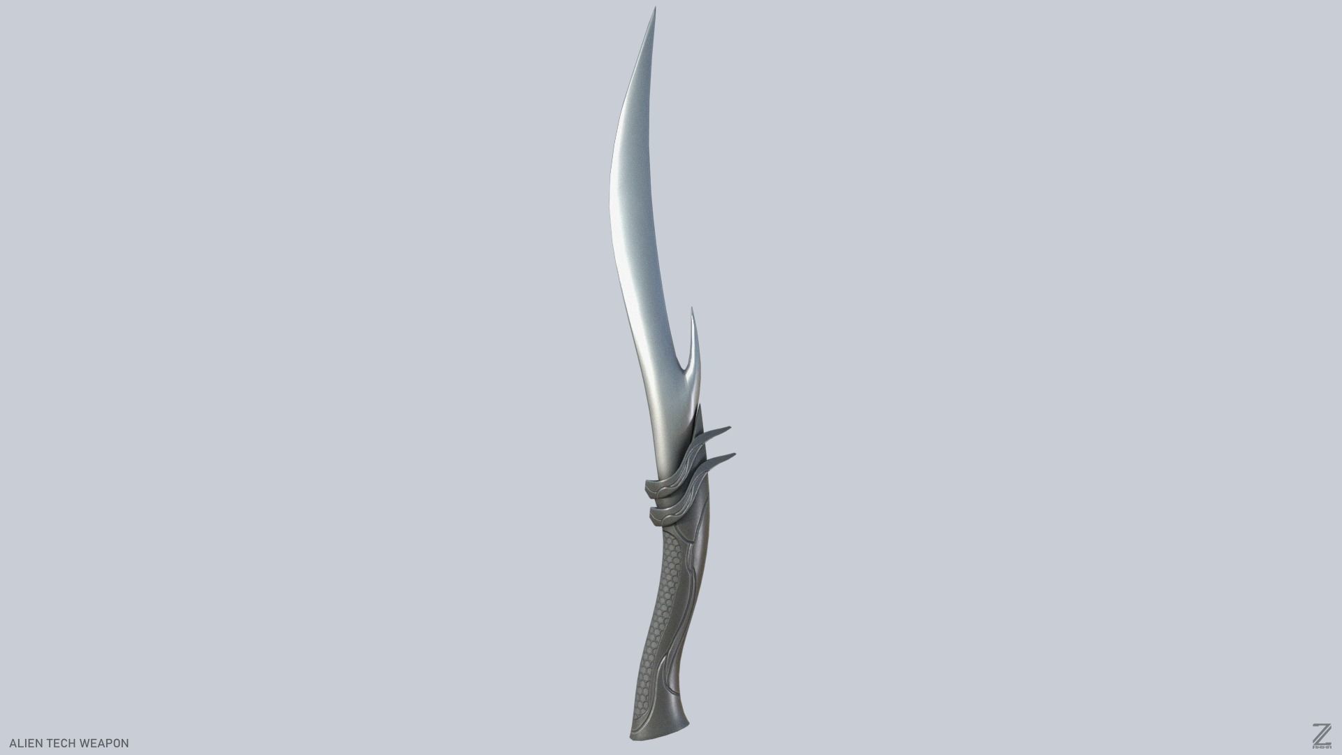 3D model Alien tech weapon VR / AR / low-poly | CGTrader