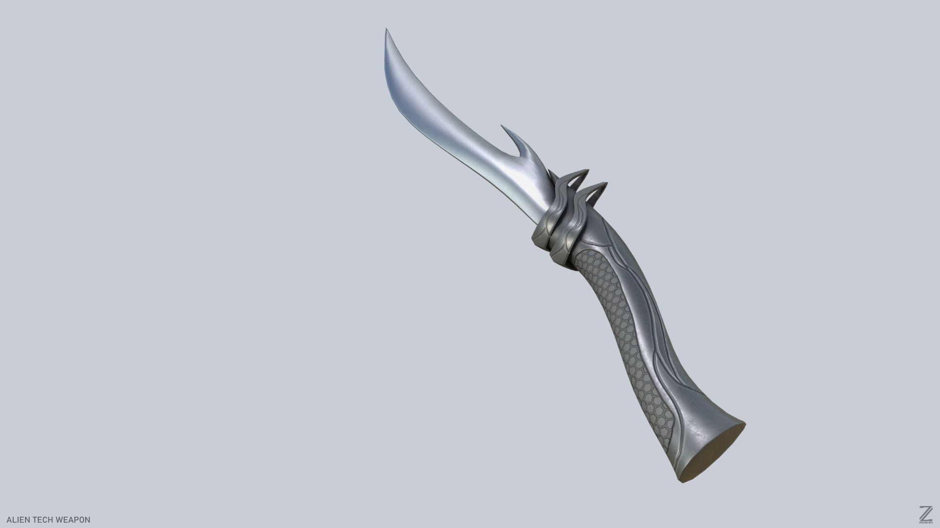 3D model Alien tech weapon VR / AR / low-poly | CGTrader