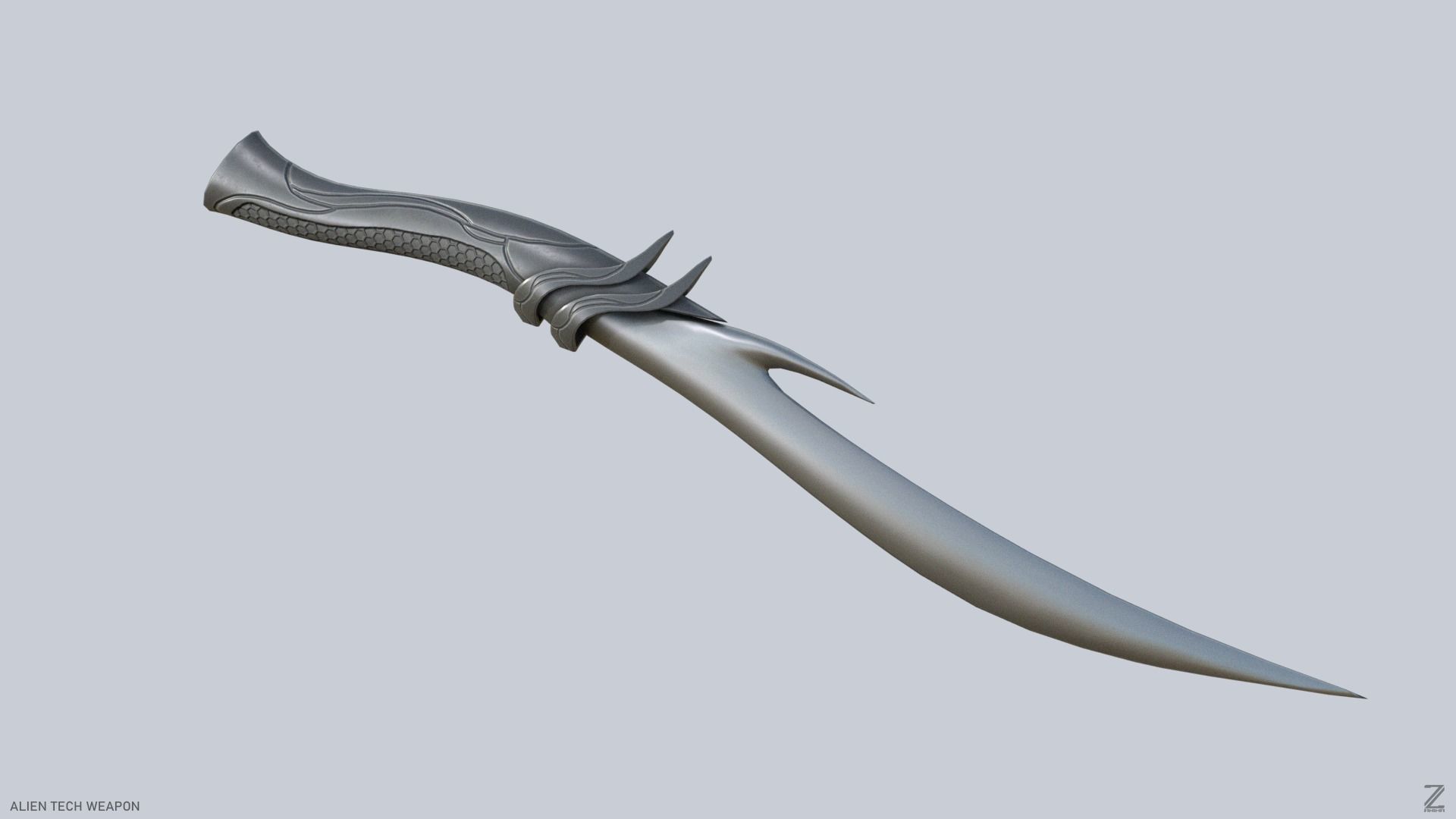 3D model Alien tech weapon VR / AR / low-poly | CGTrader