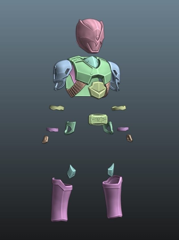 Papillon Ohger Full Armor 3D model 3D printable | CGTrader