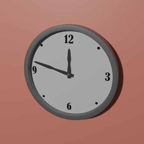 Clock 3D model | CGTrader