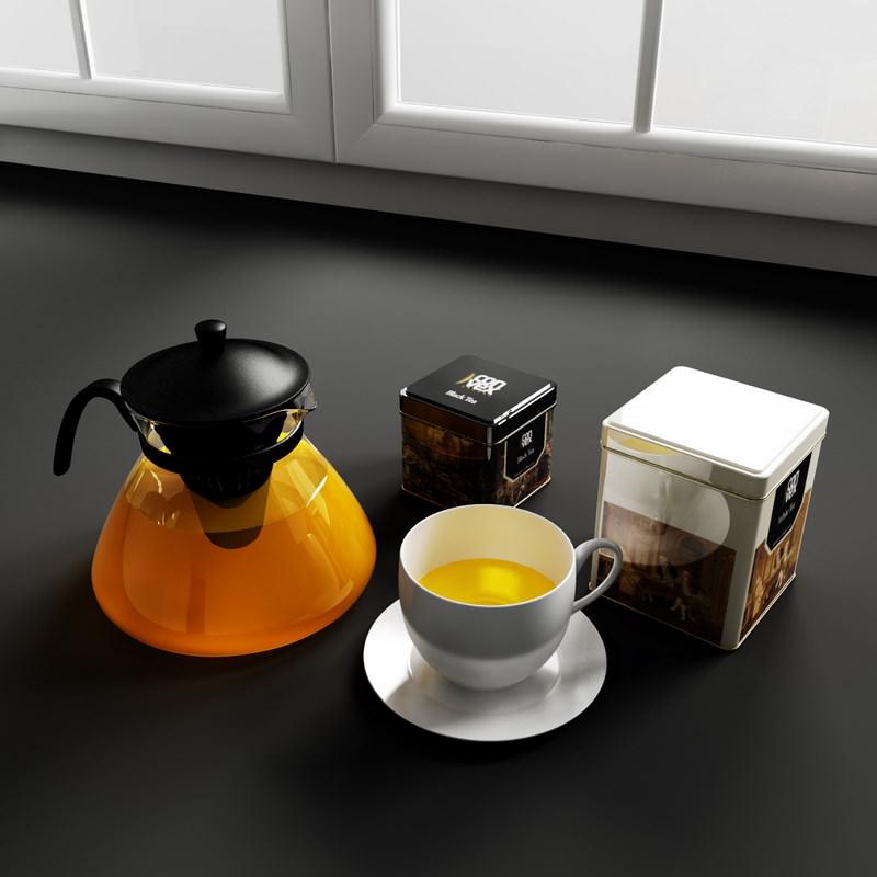 Tea break 3D model | CGTrader