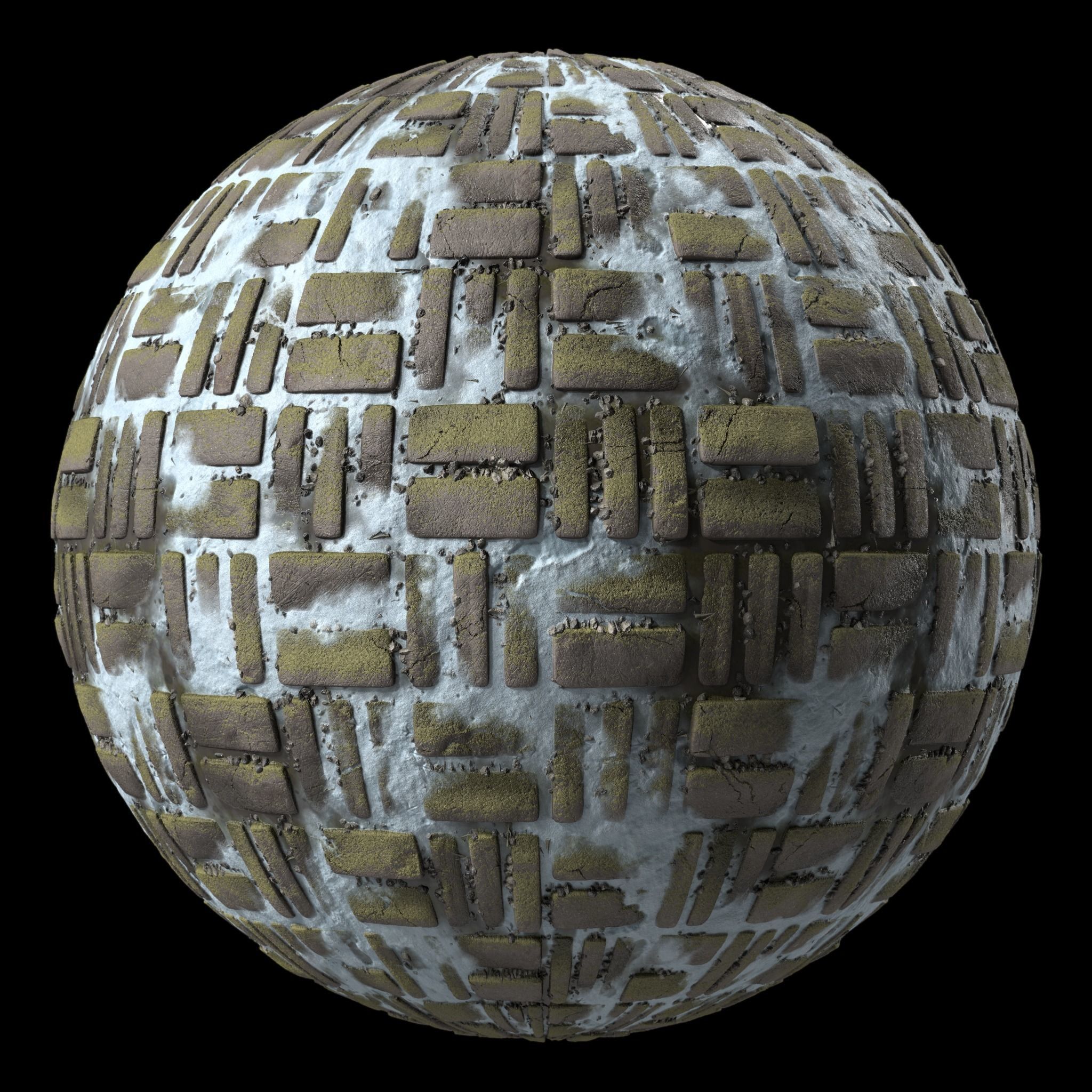 Texture Pavement Materials 30- Paving By Snow and Mud Pbr 4k Seamless ...