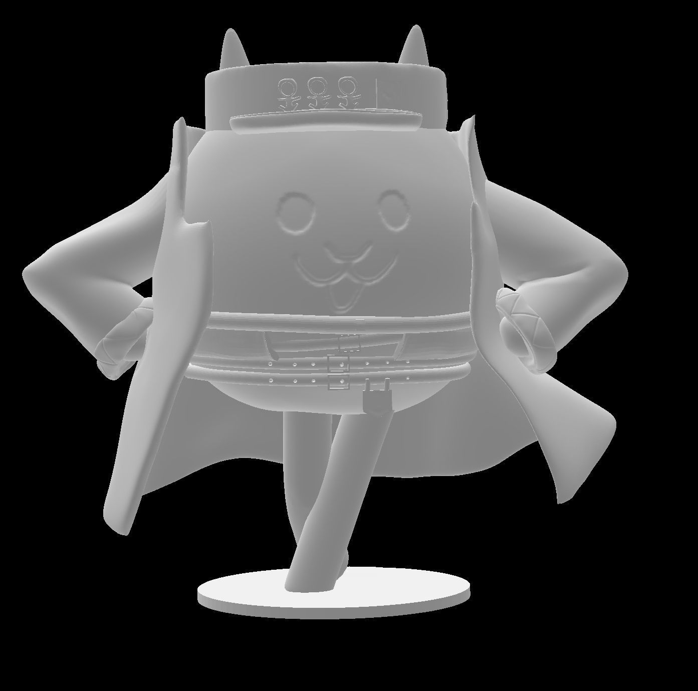 JOTARO CAT - THE BATTLE CATS STYLE - DIAMOND IS UNBREAKABLE 3D model 3D ...