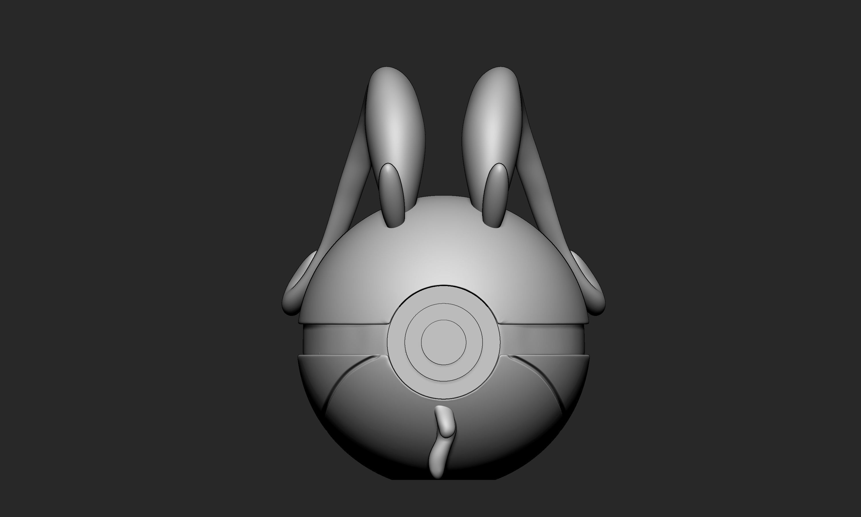 Pokemon Goodra Pokeball 3D model 3D printable | CGTrader