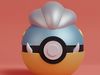 Pokemon Bagon Pokeball 3D model 3D printable | CGTrader