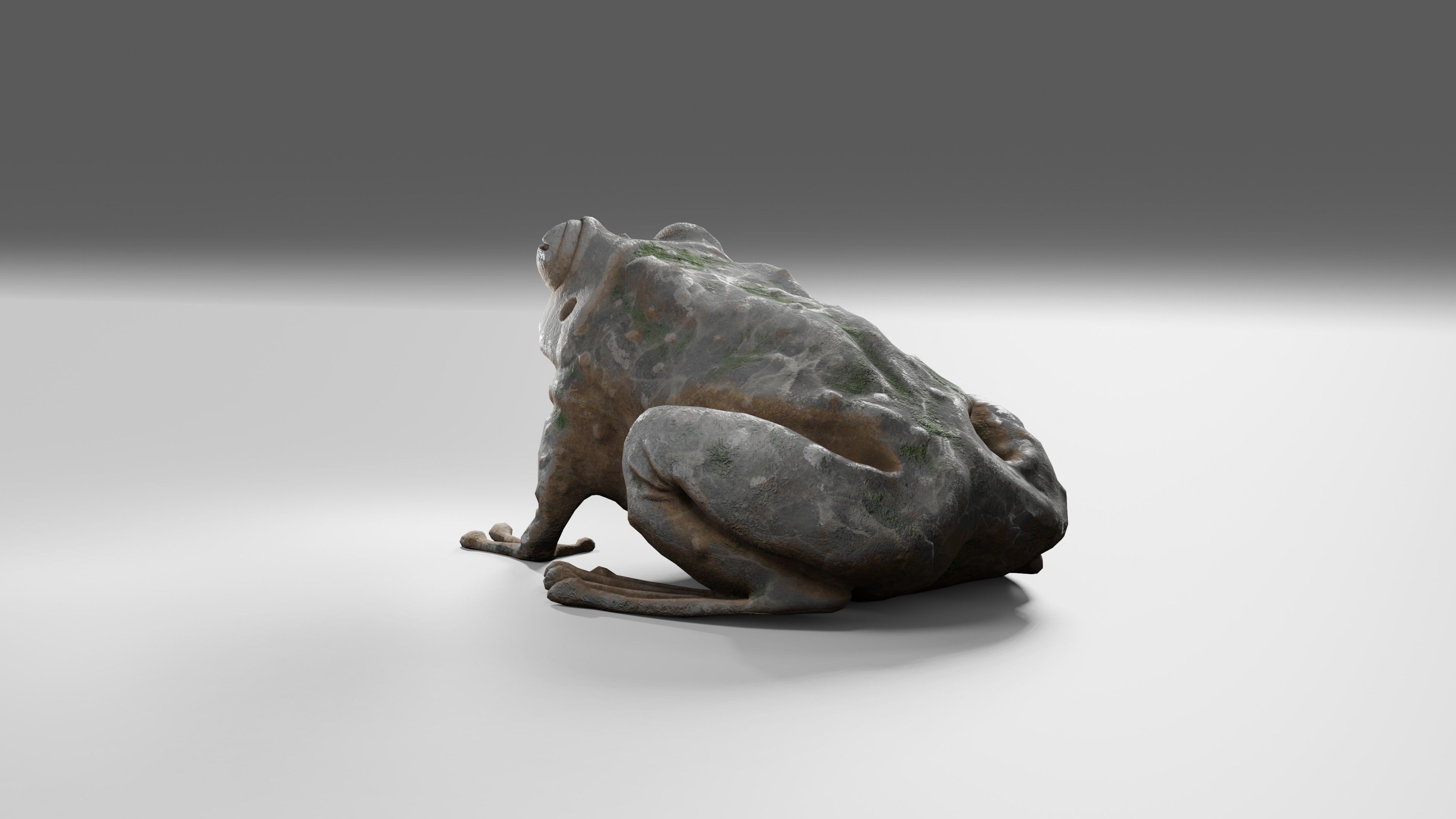 3D model Stone Frog VR / AR / low-poly | CGTrader