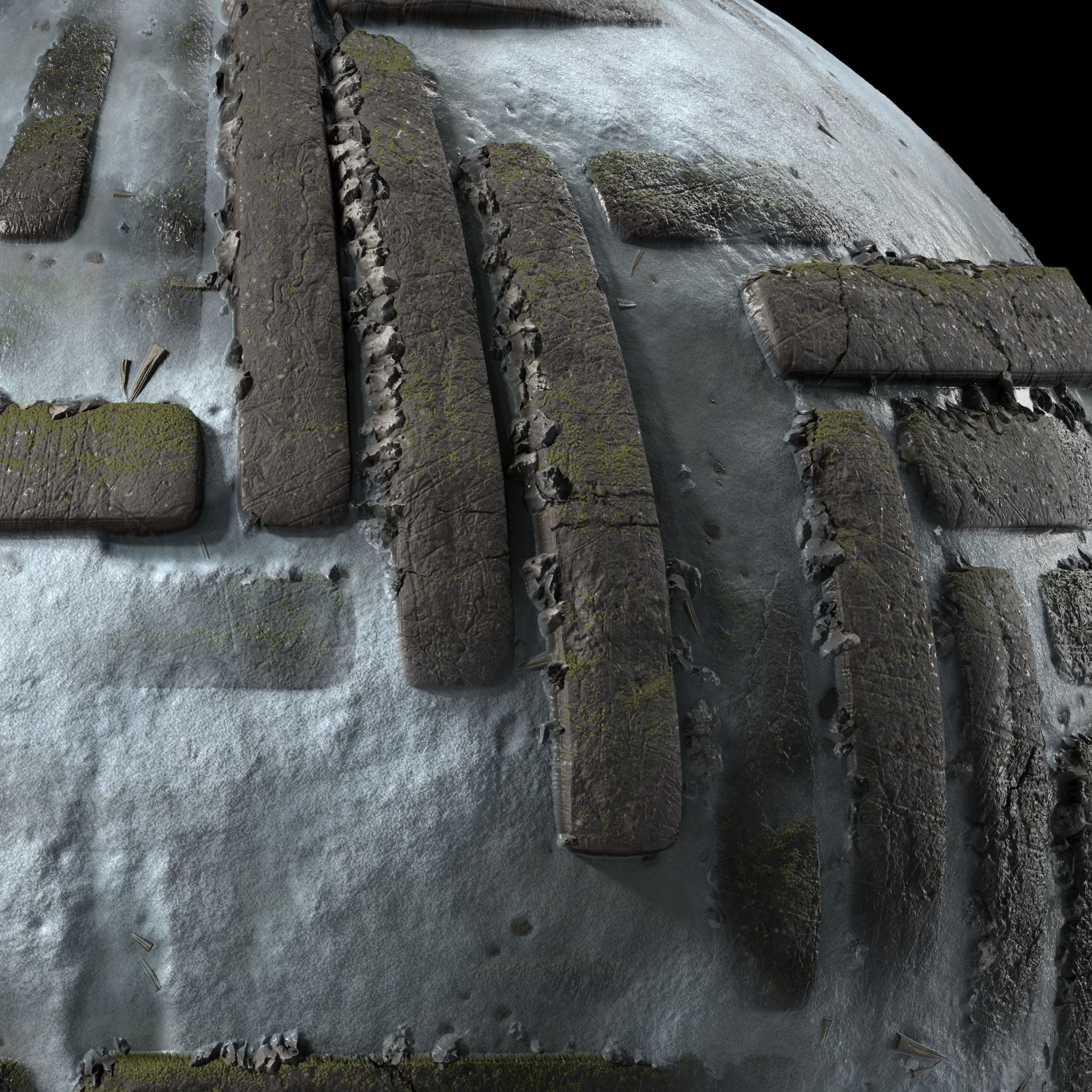 Texture Pavement Materials 32- By Snow and Mud Sbsar Pbr 4k Seamless VR ...