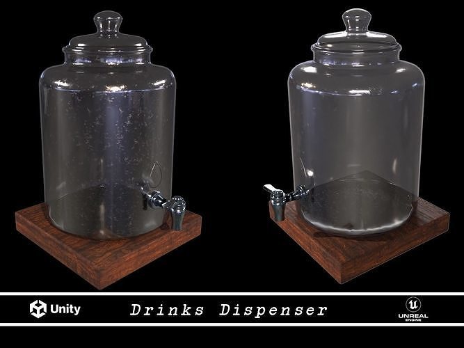 3D model Drink Dispenser - Water Dispenser - Liquid Dispenser VR / AR ...