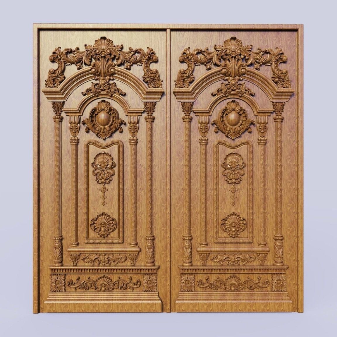 3d neoclassical door 3D model 3D printable | CGTrader
