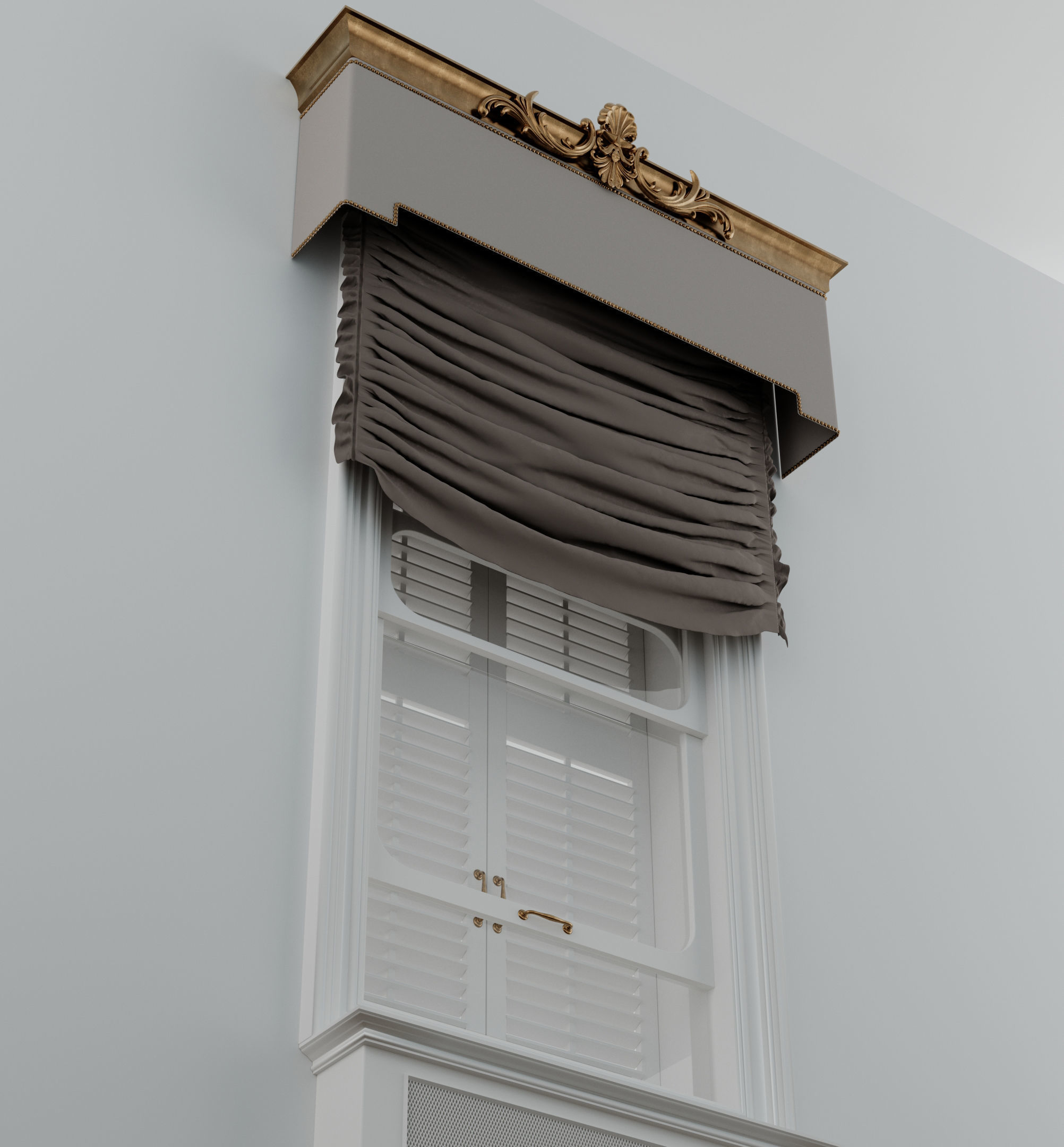 Sliding Sash classic Window 3D model | CGTrader