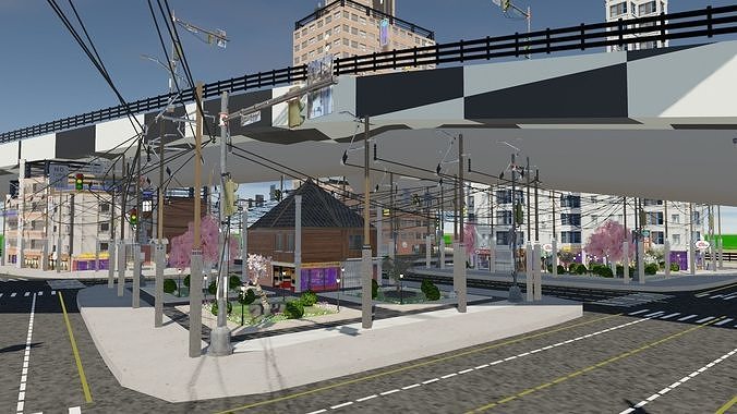 RK city generator 3D model | CGTrader
