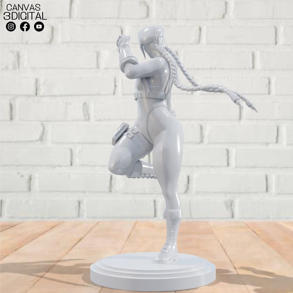 CAMMY STREET FIGHTER 3D model 3D printable | CGTrader