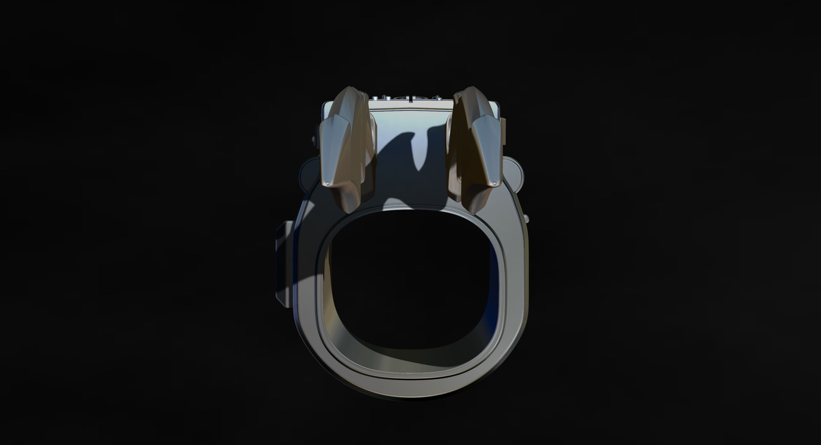 Predator Gauntlet Forearm Right File STL-OBJ for 3D printer 3D model 3D ...