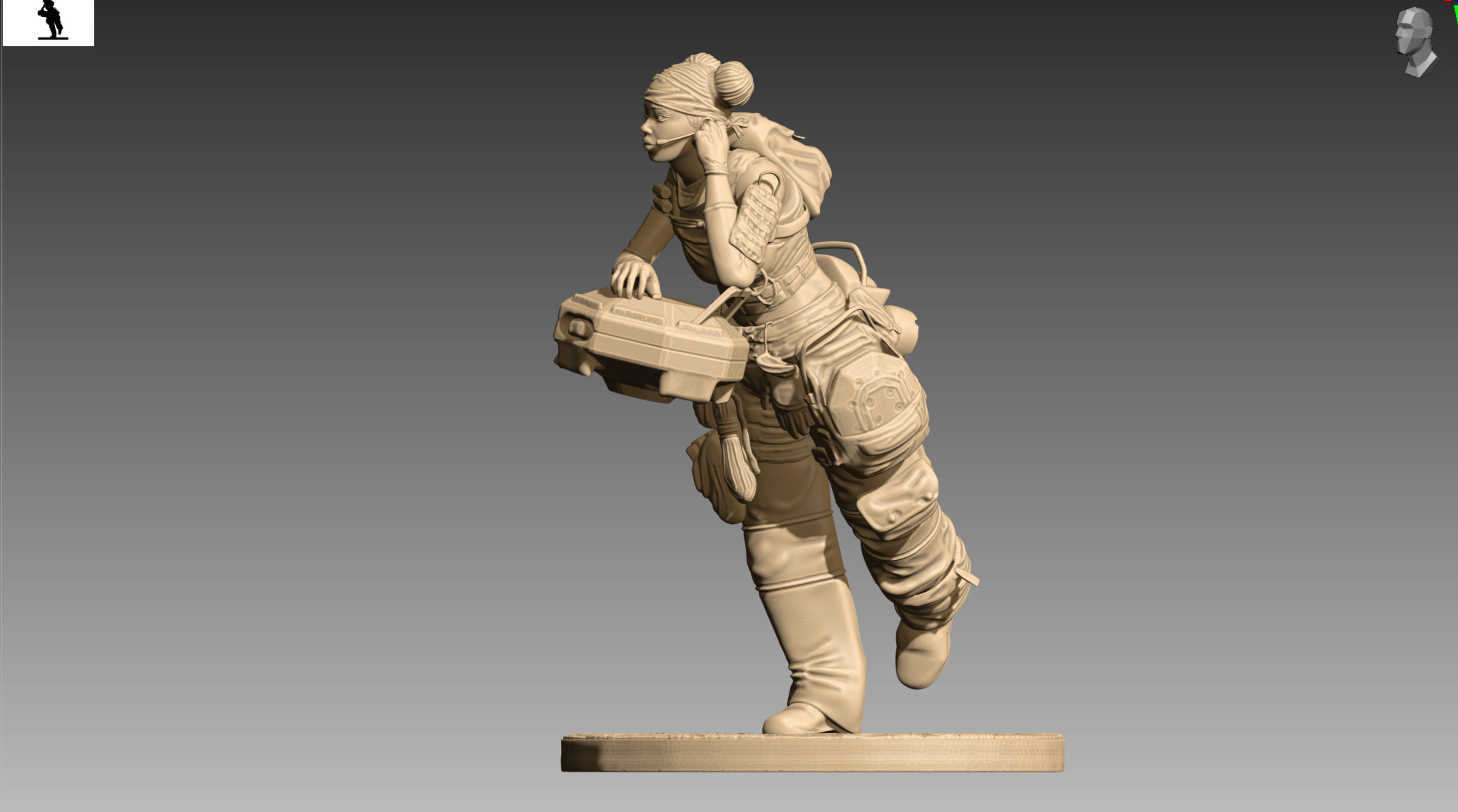 Apex Legends Lifeline 3D print OBJ STL 3D model 3D printable | CGTrader