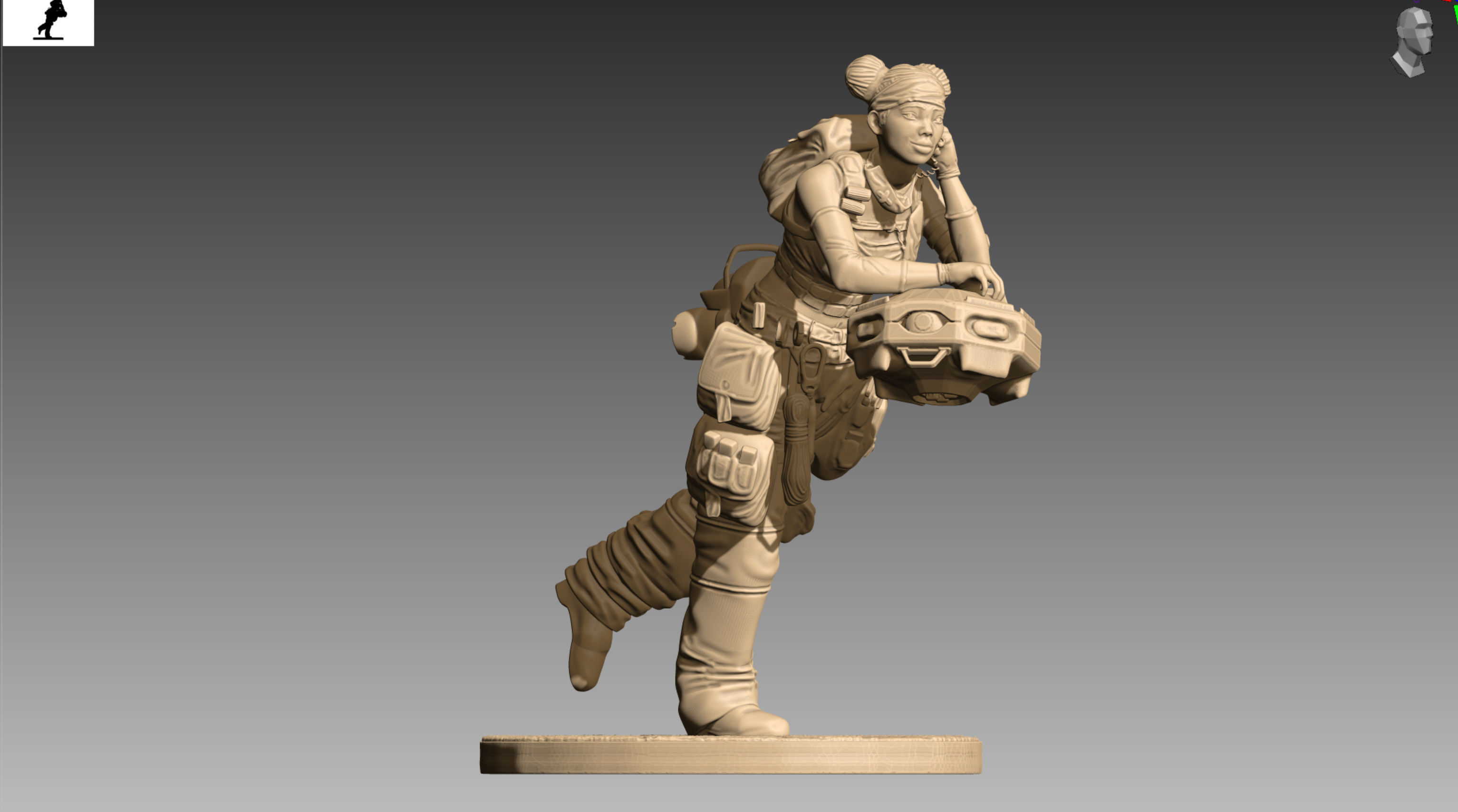 Apex Legends Lifeline 3D print OBJ STL 3D model 3D printable | CGTrader