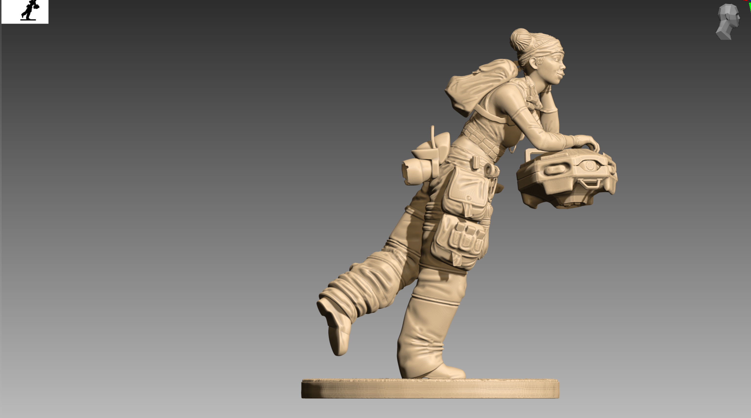 Apex Legends Lifeline 3D print OBJ STL 3D model 3D printable | CGTrader