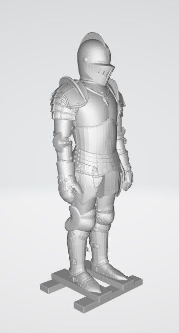 MEDIEVAL KNIGHT ARMOUR 3D model 3D printable | CGTrader