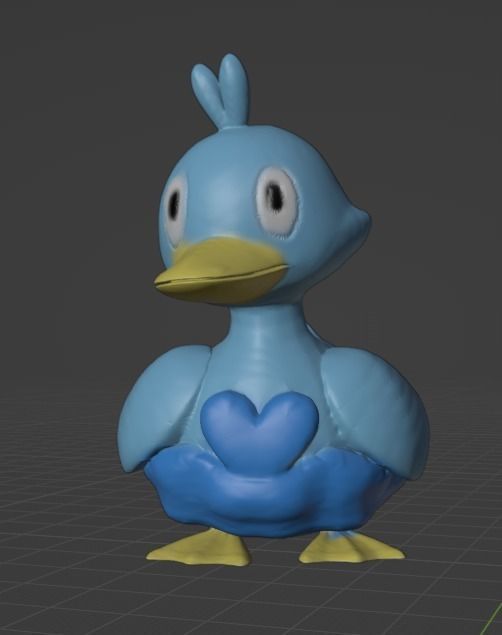 Ducklett 3D model 3D printable | CGTrader