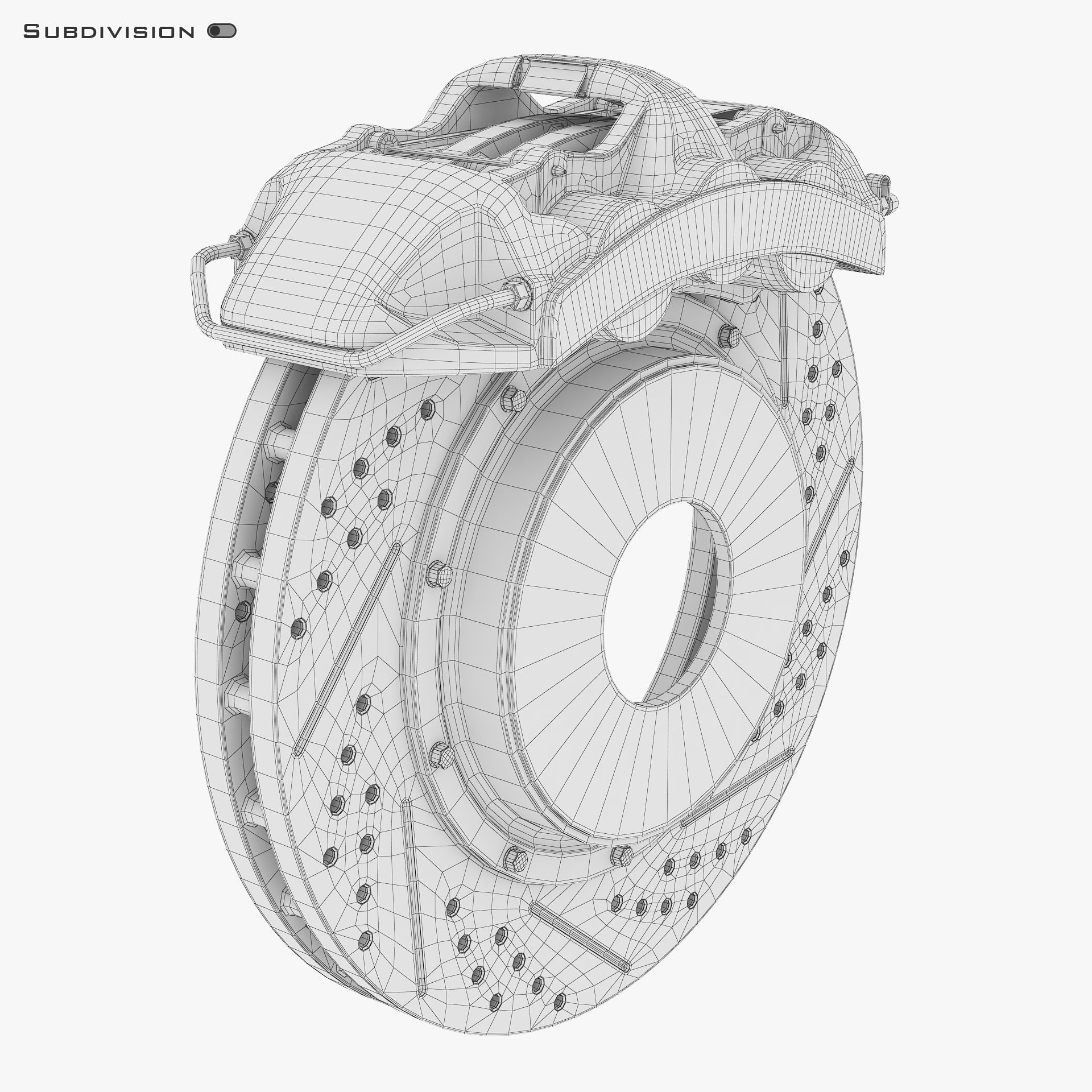 Car Brakes v 1 3D model | CGTrader