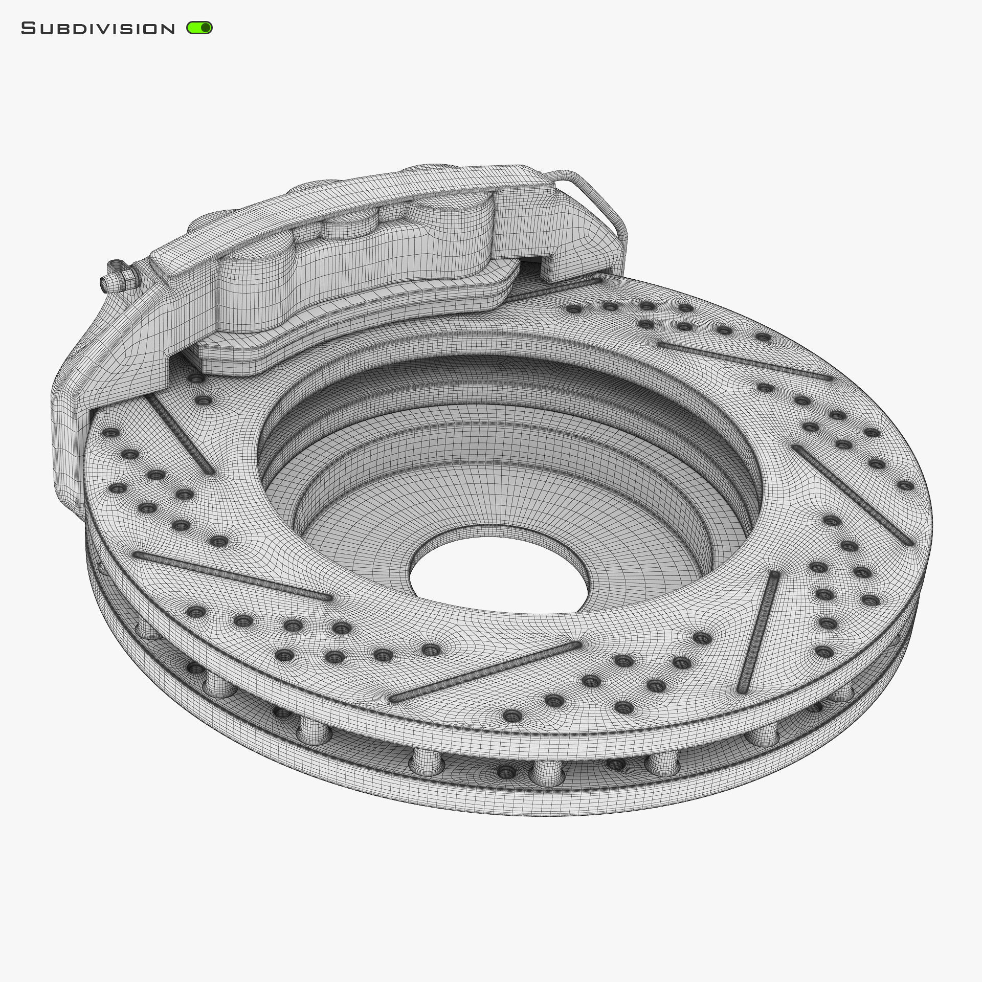 Car Brakes v 1 3D model | CGTrader