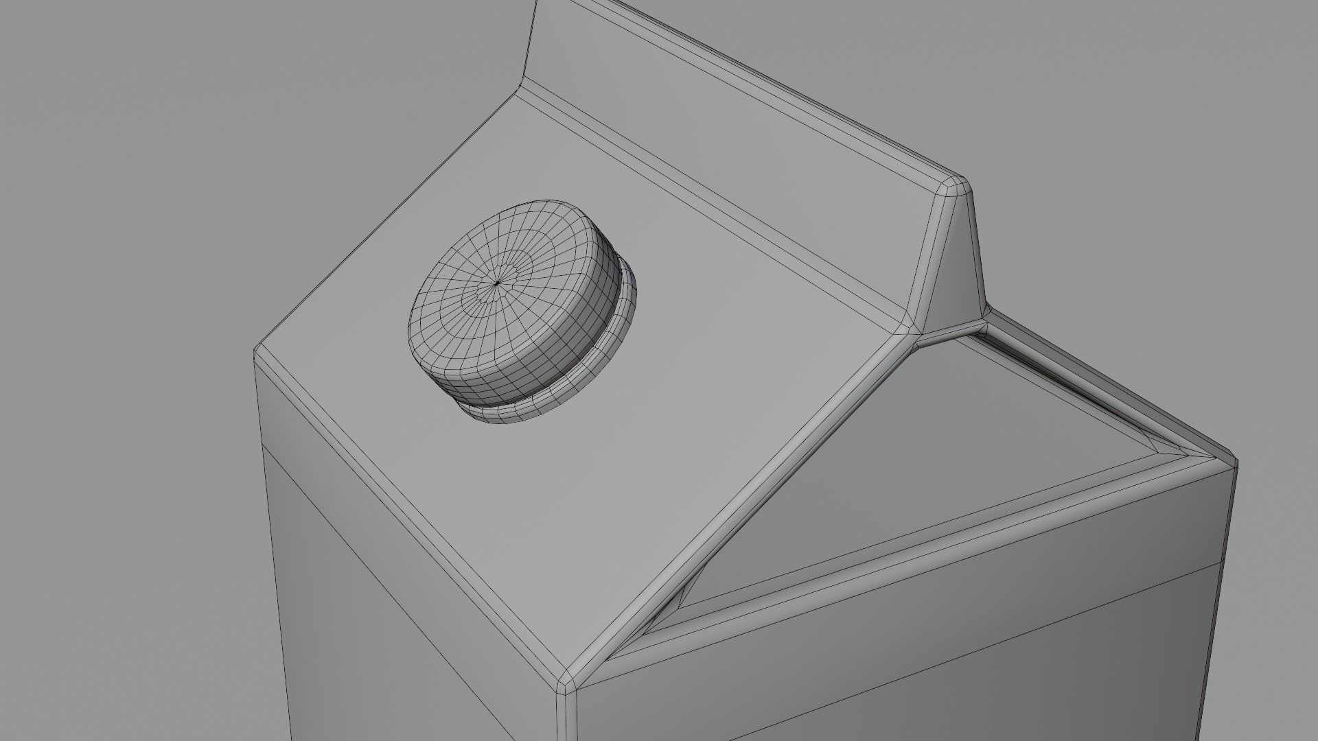 3D model Milk box low poly VR / AR / low-poly | CGTrader