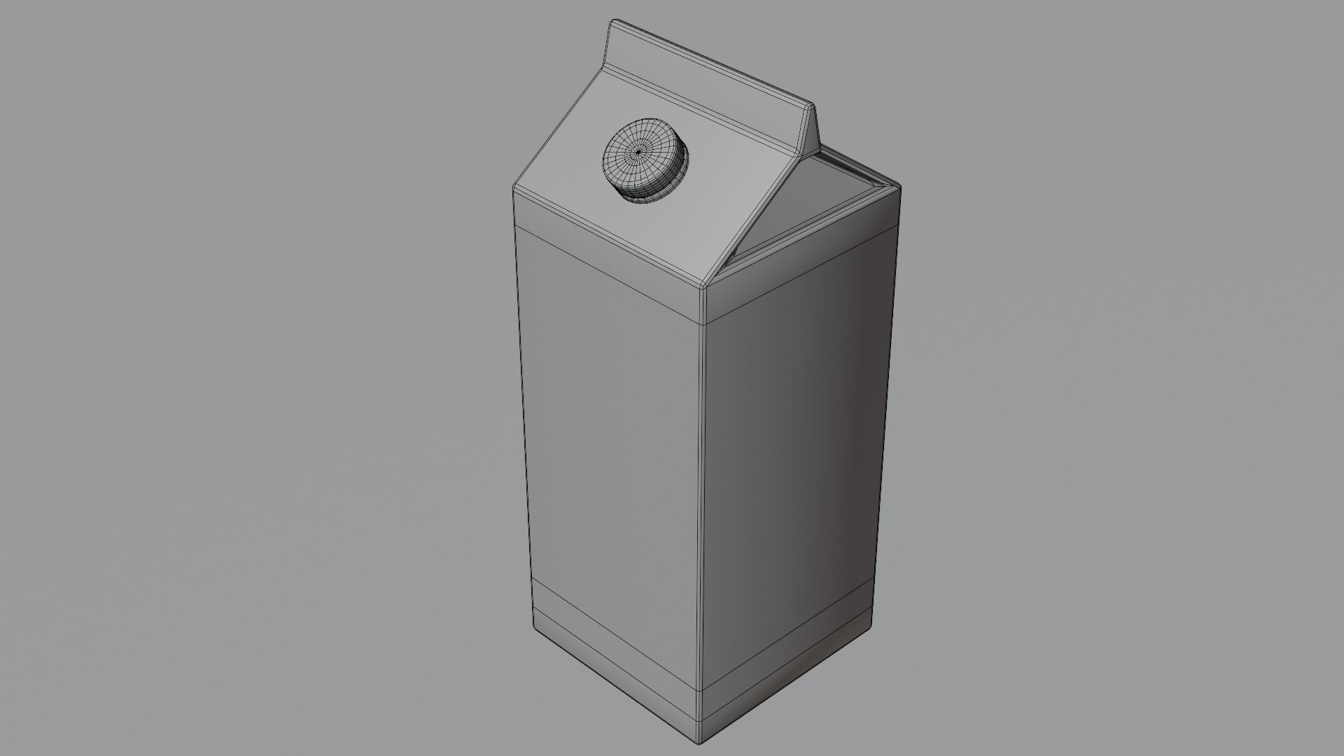 3D model Milk box low poly VR / AR / low-poly | CGTrader