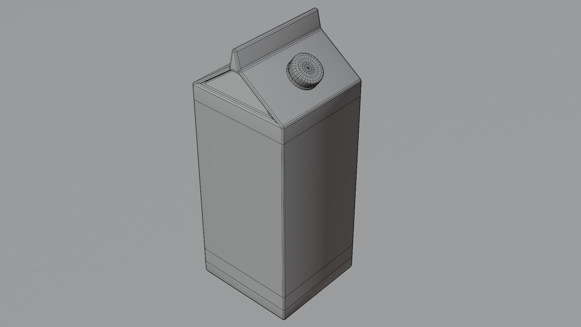 3D model Milk box low poly VR / AR / low-poly | CGTrader