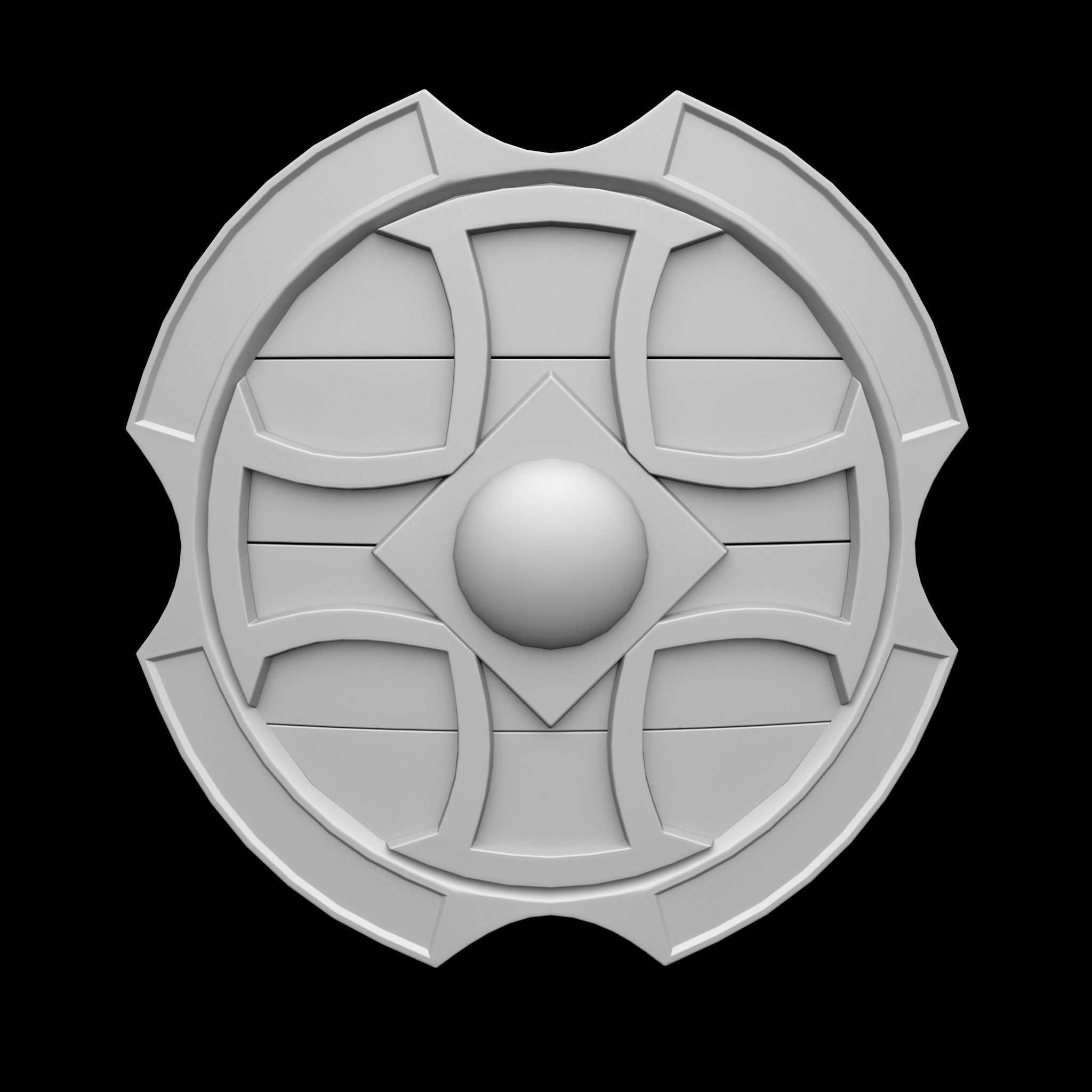 3D model Shield Base Mesh Vol 2 VR / AR / low-poly | CGTrader