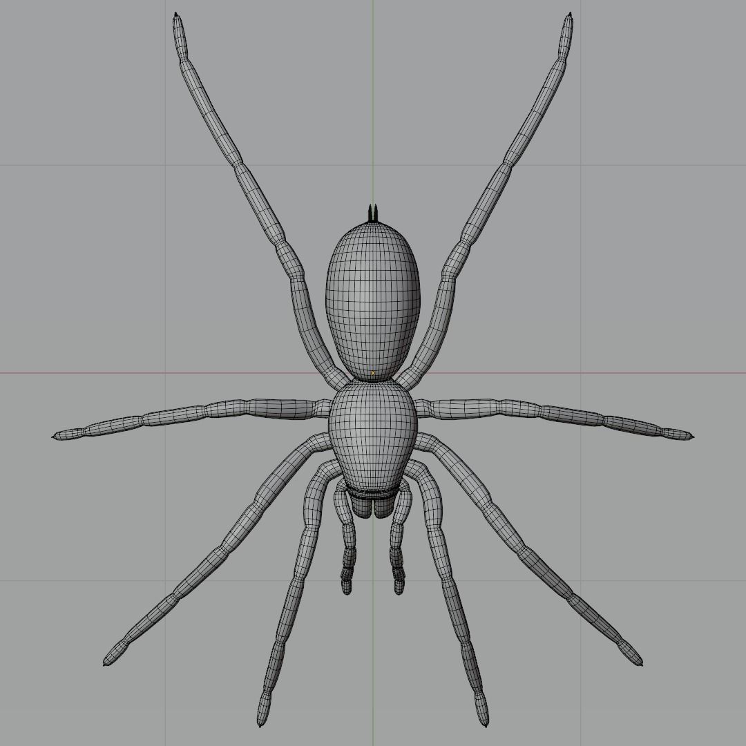 3D model Rigged Spider walk cycle VR / AR / low-poly | CGTrader