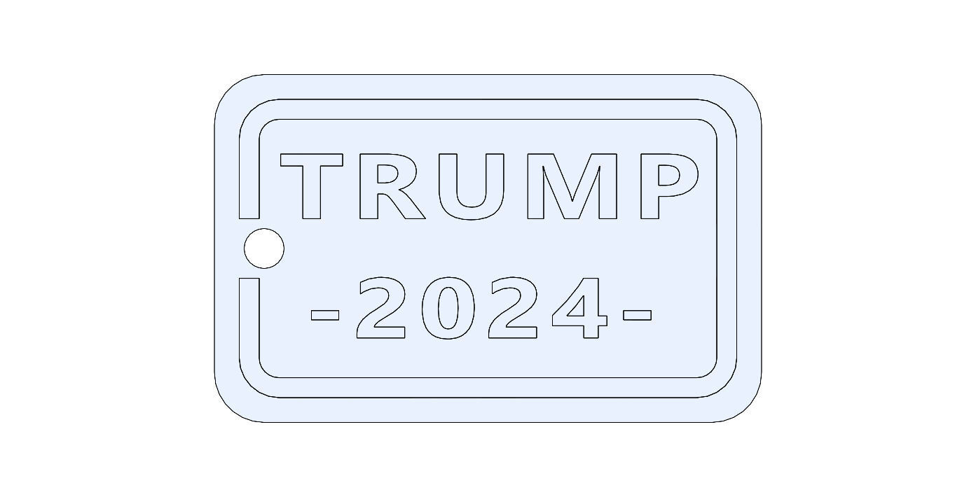 Trump 24 Texture - Key holder 3D model 3D printable | CGTrader