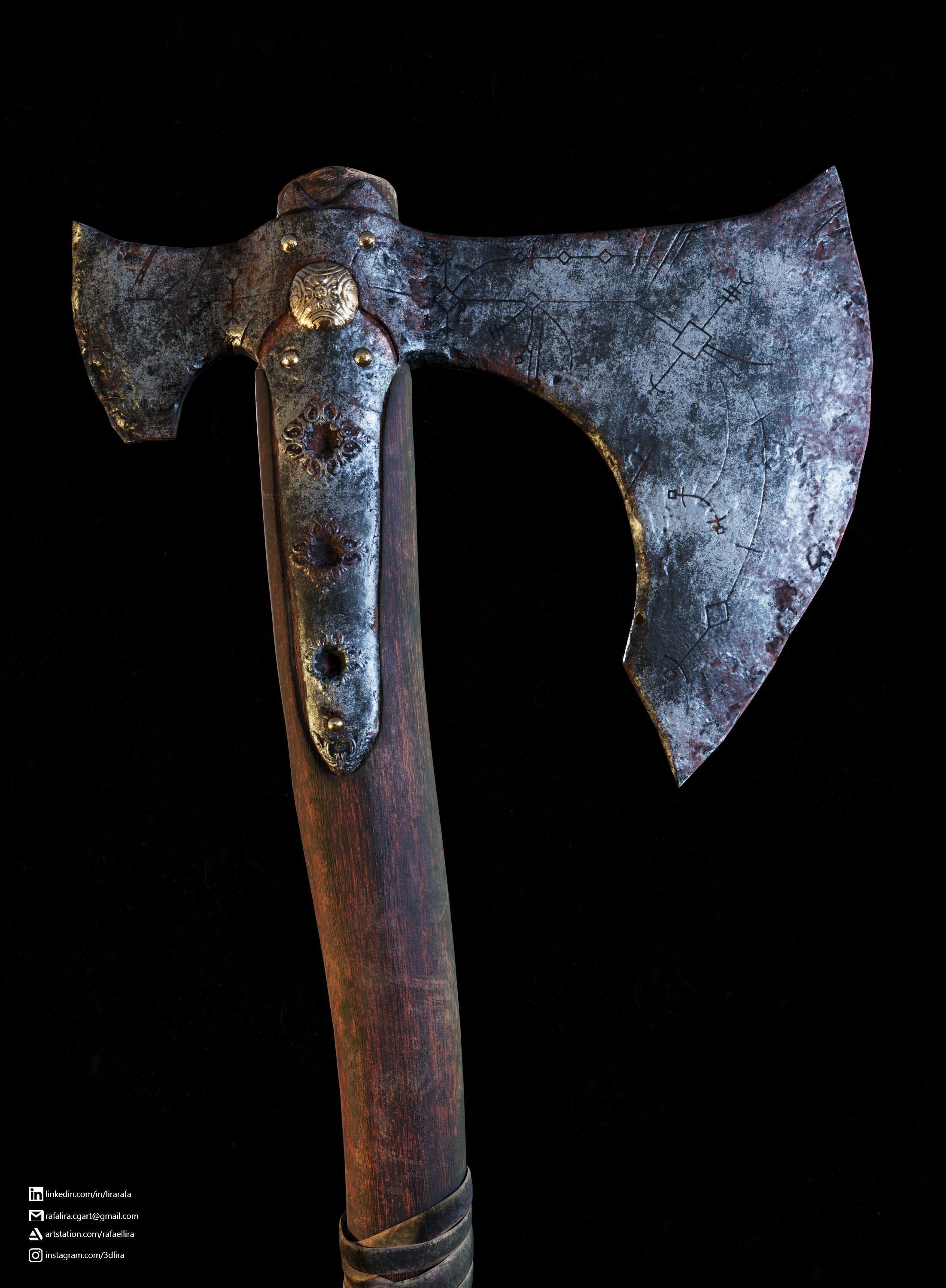 3D model Leviathan Axe Low poly 3D model VR / AR / low-poly | CGTrader
