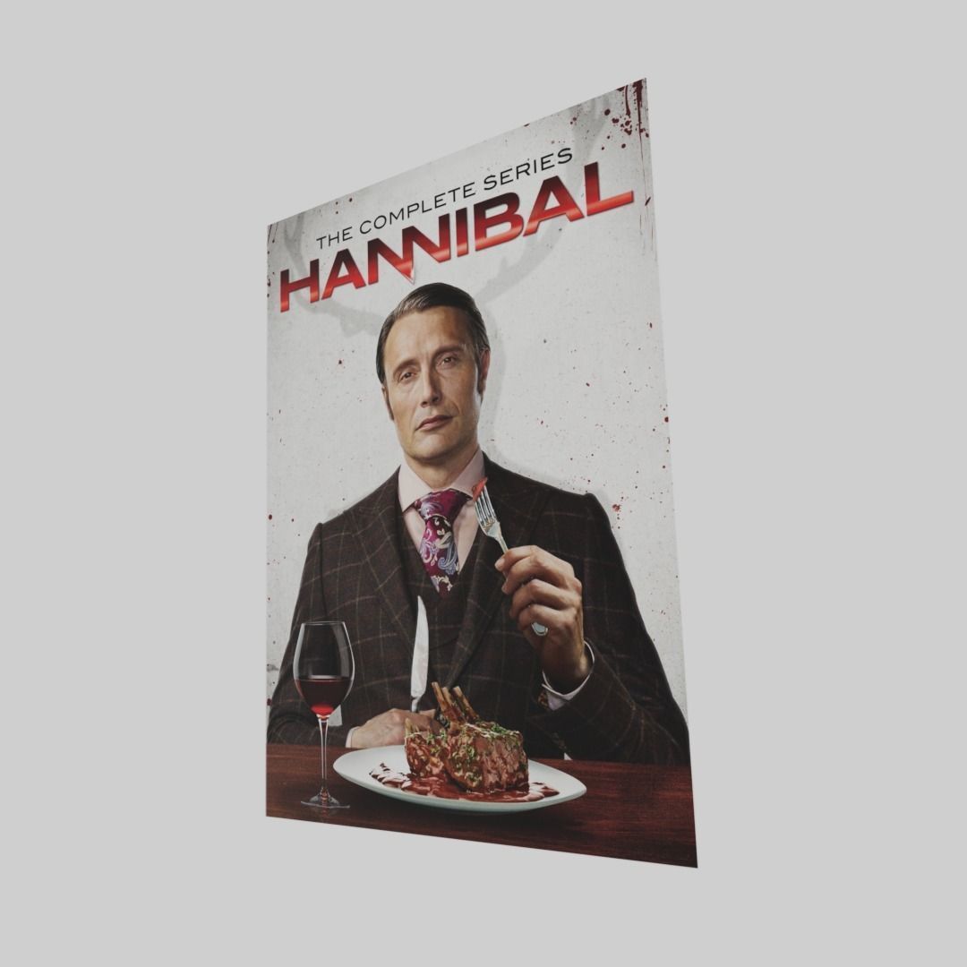 Hannibal poster free VR / AR / low-poly 3D model | CGTrader