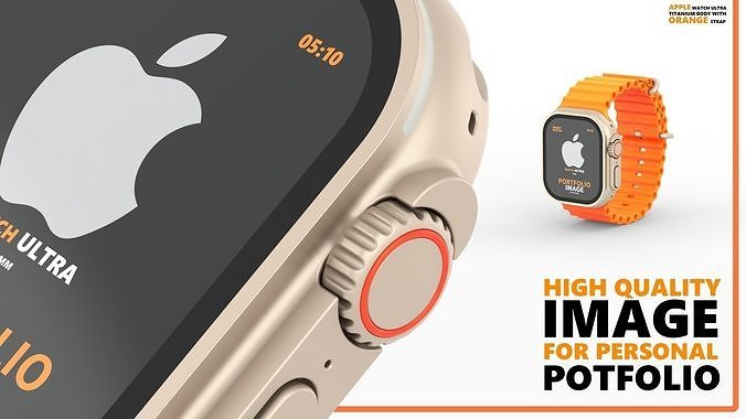 Apple Watch Ultra Series 8 3D model 3D printable | CGTrader