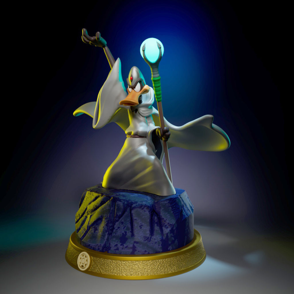 Duff Duck-The Wizard 3D model 3D printable | CGTrader