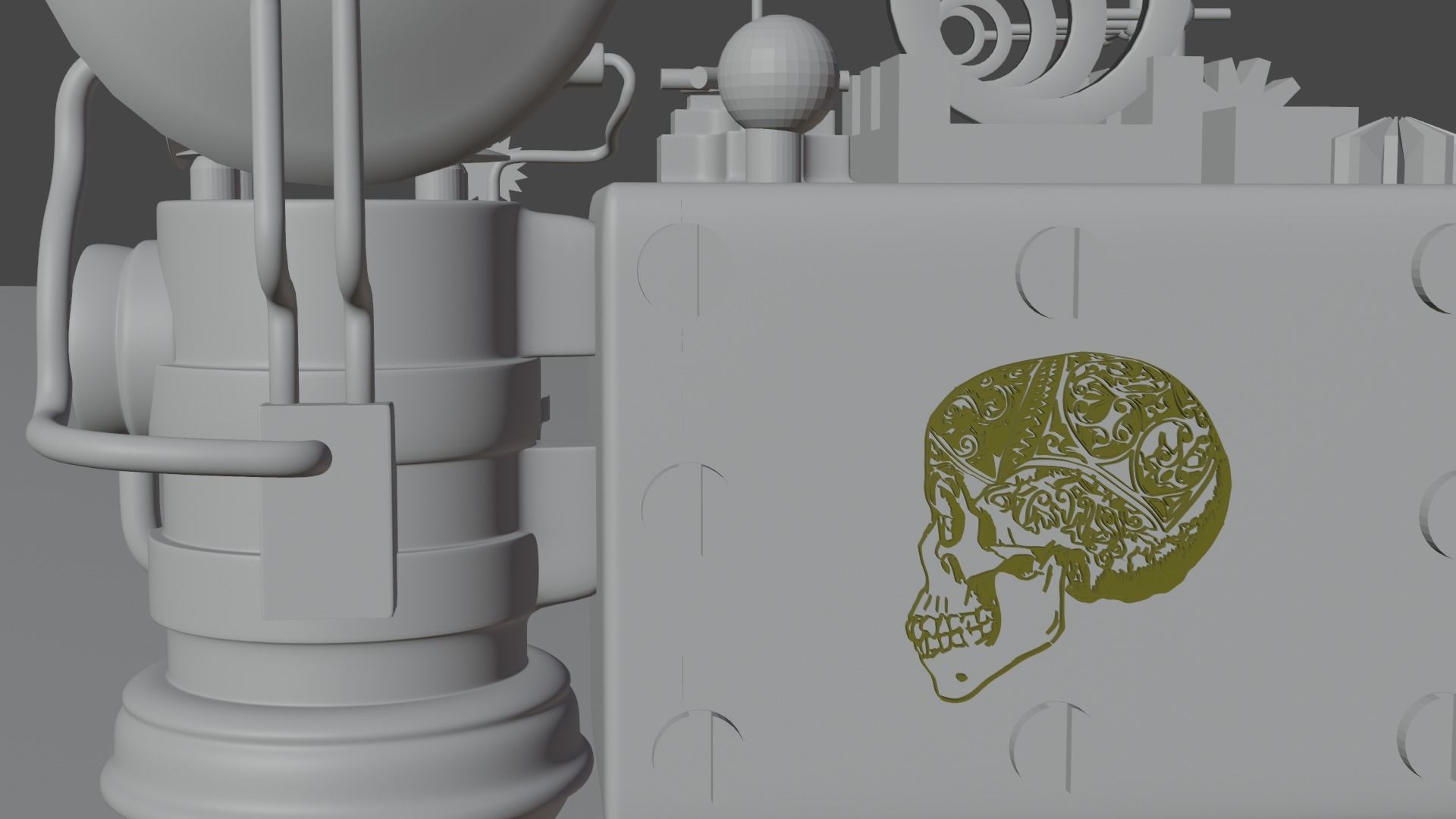 Steam punk camera 3D model | CGTrader