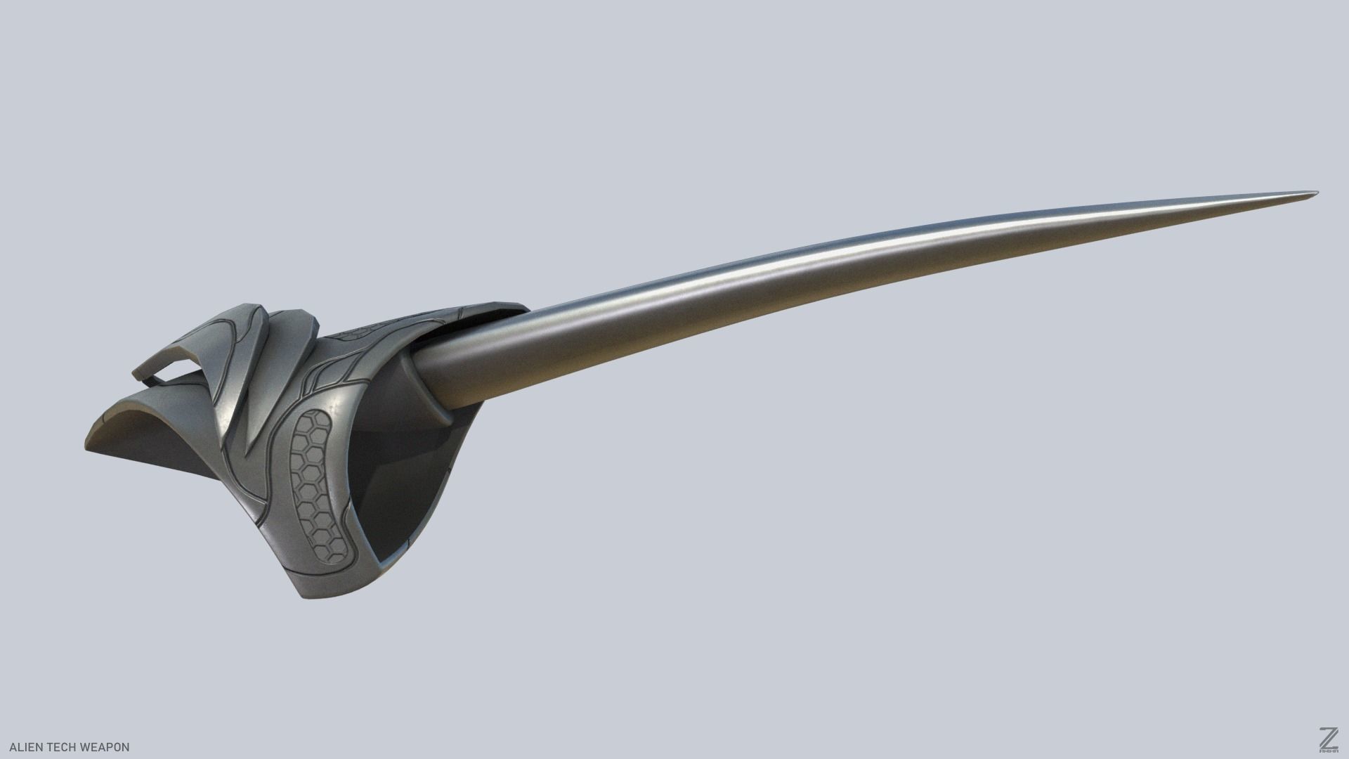 3D model Alien tech weapon VR / AR / low-poly | CGTrader
