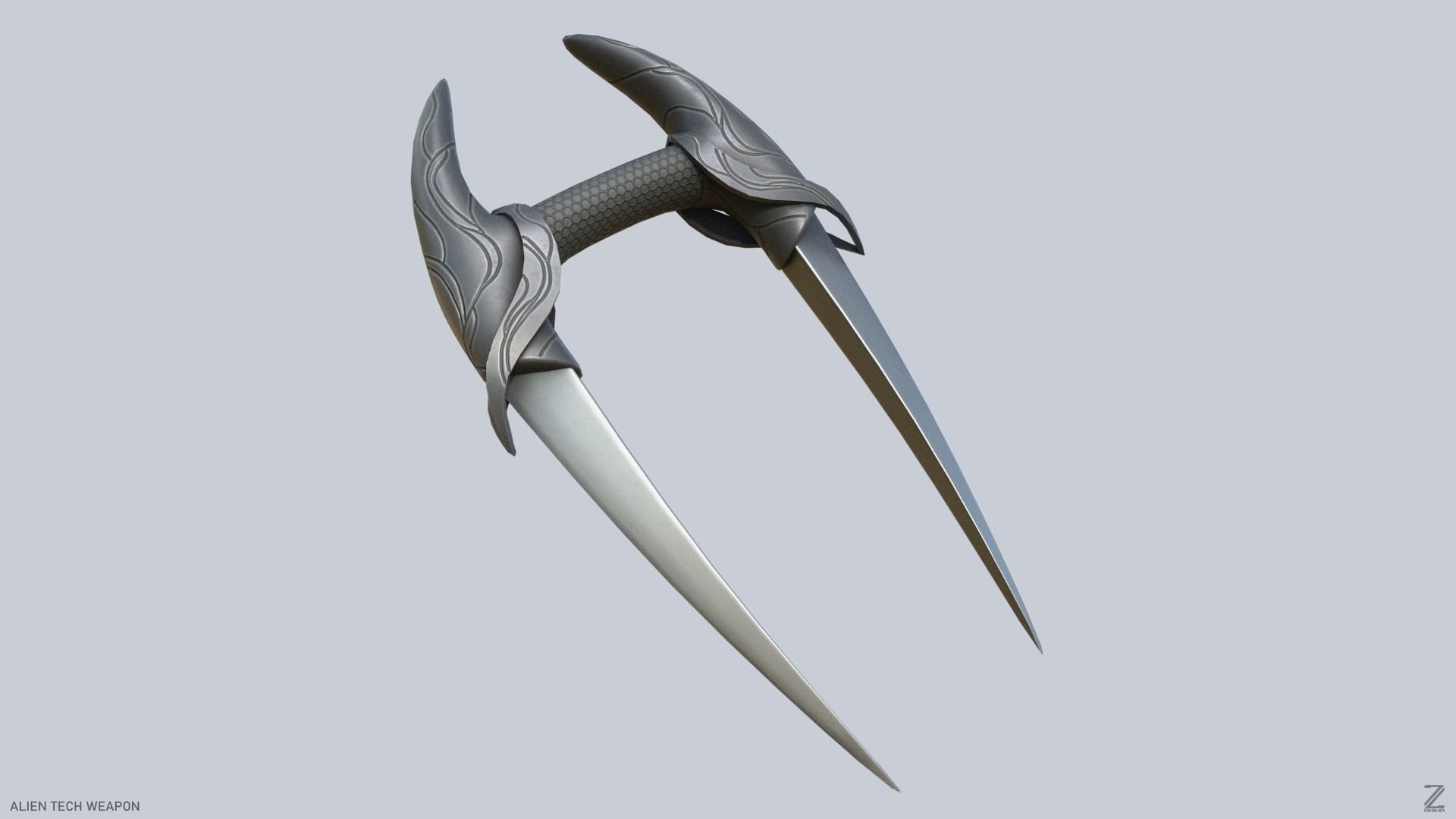 3D model Alien tech weapon VR / AR / low-poly | CGTrader