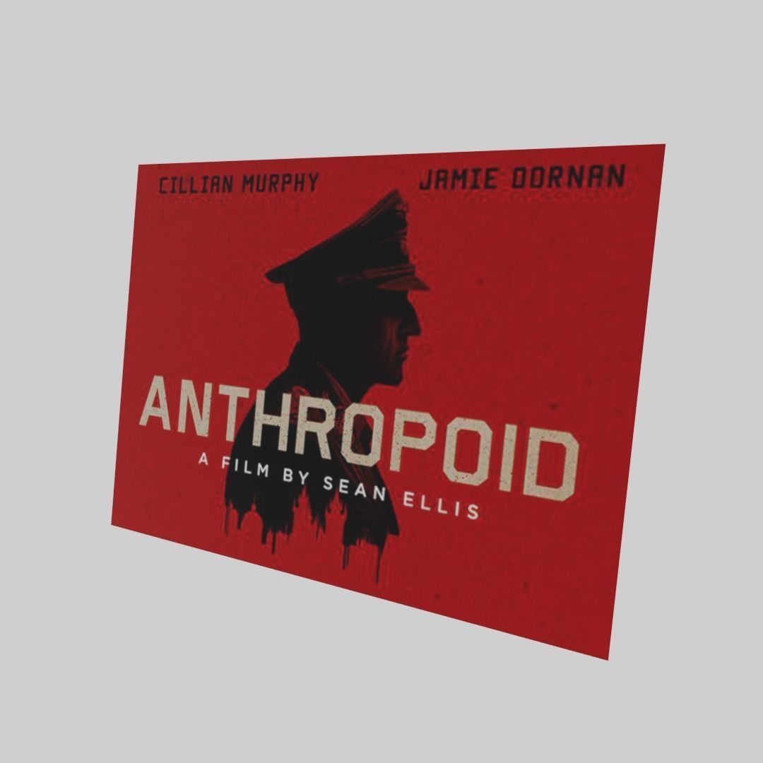 3D model Anthropoid movie poster VR / AR / low-poly | CGTrader