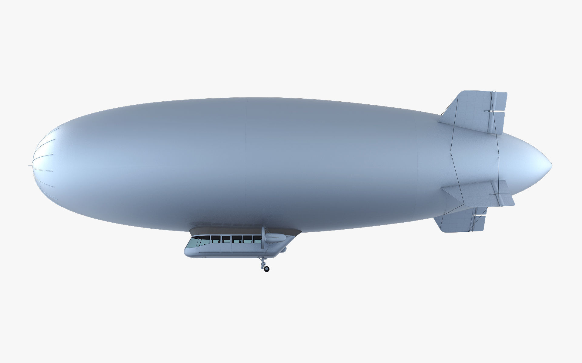 Blimp Airship v 1 3D model | CGTrader